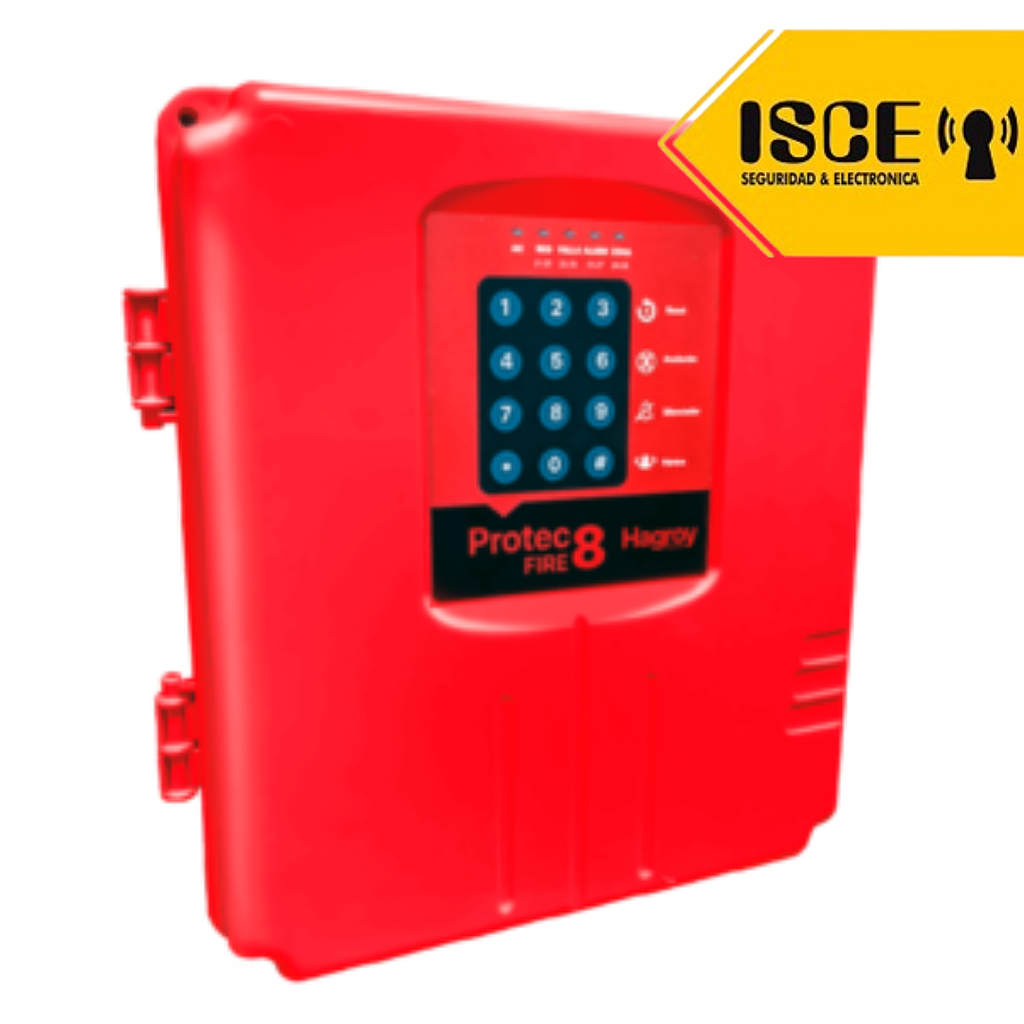 HAGROY PANEL DE ALARMA PROTEC FIRE 8 SMD/THD | ISCE